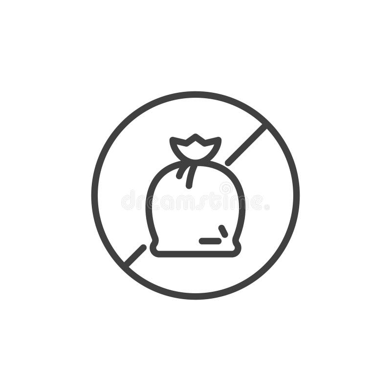 Symbol No Dumping Sign stock vector. Illustration of refuse - 301024997