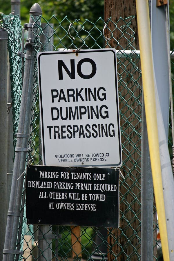 No Dumping Sign stock image. Image of warning, dumping - 25642149