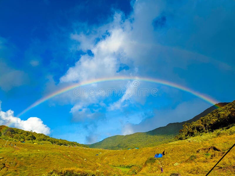 No Editing Pict, the Real Rainbow, West Java Stock Photo - Image of ...