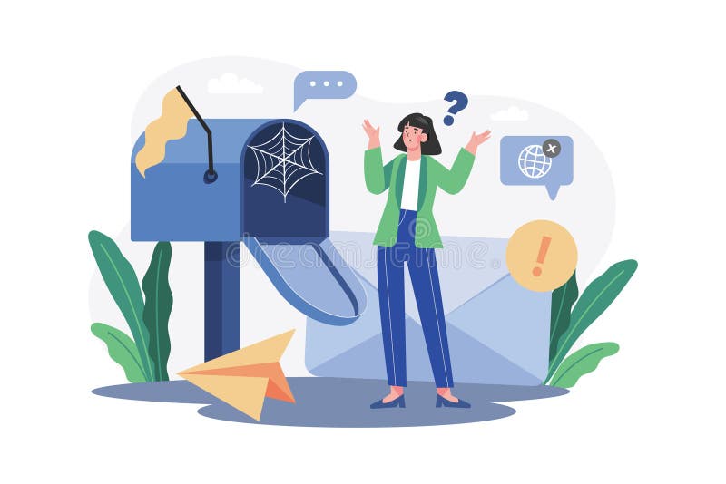 Lost Email Stock Illustrations – 264 Lost Email Stock Illustrations ...