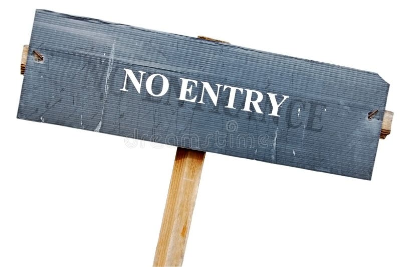 No entry sign stock photo. Image of restricted, authorize - 12381186