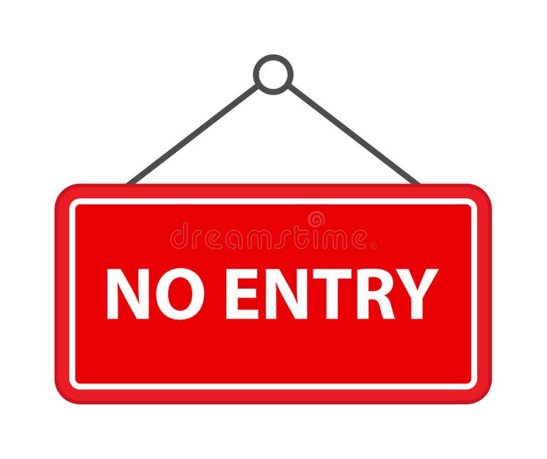 Noentry Sign Stock Illustrations – 25 Noentry Sign Stock Illustrations ...