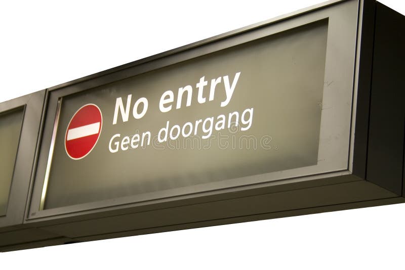 No entry stock photo. Image of metallic, prevent, regulation - 6877956