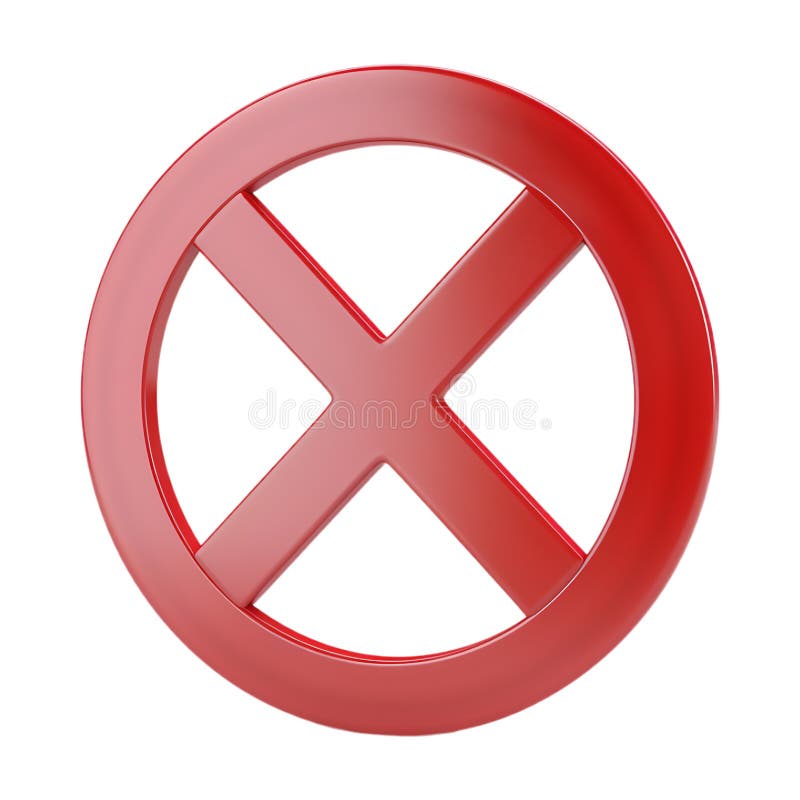 No Entry 3D Sign on Transparent Background - Ai Generated Stock ...