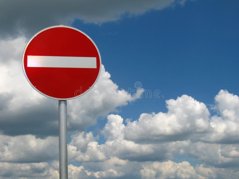 No entry except for access stock image. Image of prohibitive - 14291641