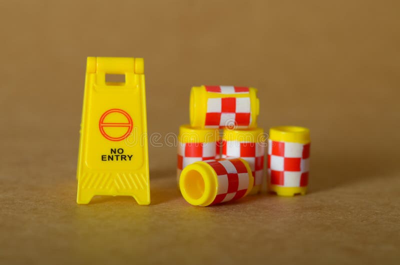No Entry: Hazardous Chemical Zone Restricted for Safety Stock Photo ...