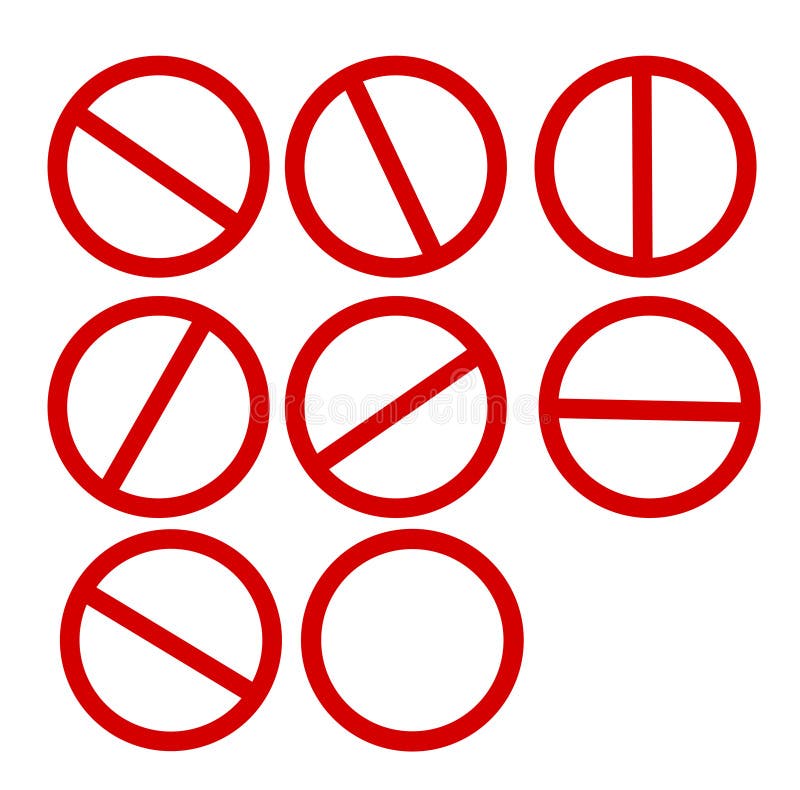 No Entry Icon.Traffic Sign Illustration, Not Allowed Sign, Isolated on ...