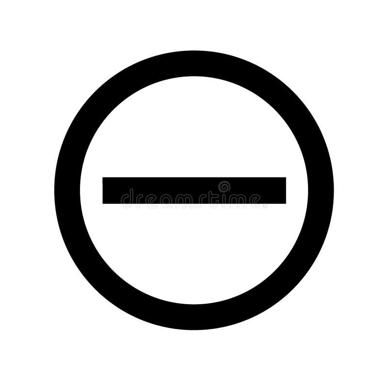 No entry icon vector stock illustration. Illustration of stop - 381149855