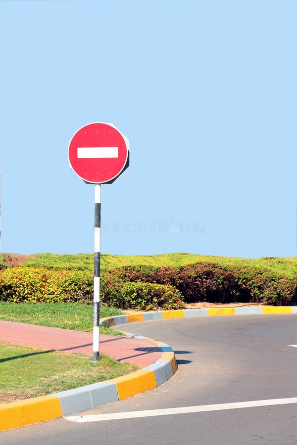 No Entry stock image. Image of entry, street, symbol - 37083313