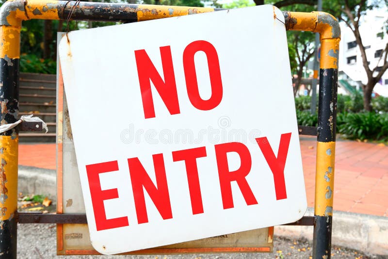 No entry stock photo. Image of traffic, metal, danger - 80504010