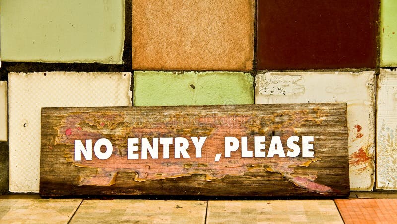 No entry sign board stock photo. Image of informative - 26703204