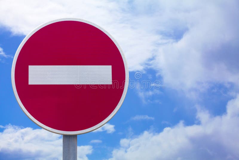 No entry sign stock image. Image of symbol, blue, sign - 283956787