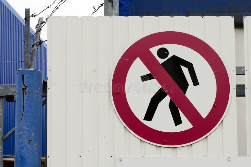 No entry sign stock image. Image of notice, protection - 40658585