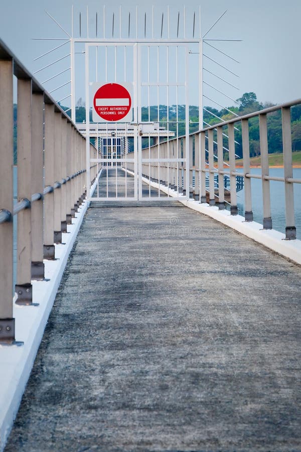 No entry sign on iron gate stock photo. Image of iron - 16755658