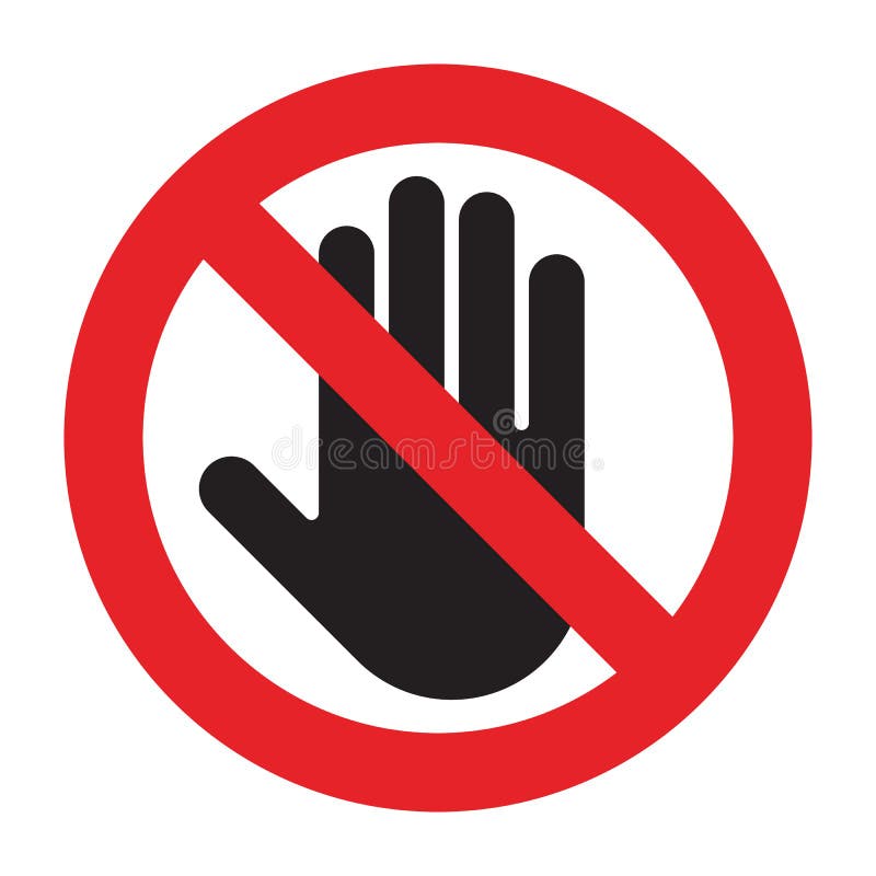 No entry sign stock illustration. Illustration of permission - 21496140