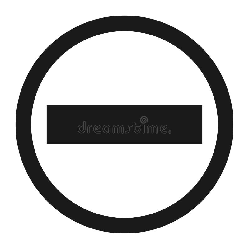 No Entry Sign Line Art Stock Illustrations – 364 No Entry Sign Line Art ...