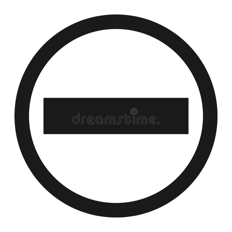 No Entry Sign Line Art Stock Illustrations – 364 No Entry Sign Line Art ...