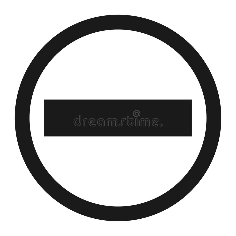 No Entry Sign Line Art Stock Illustrations – 213 No Entry Sign Line Art ...