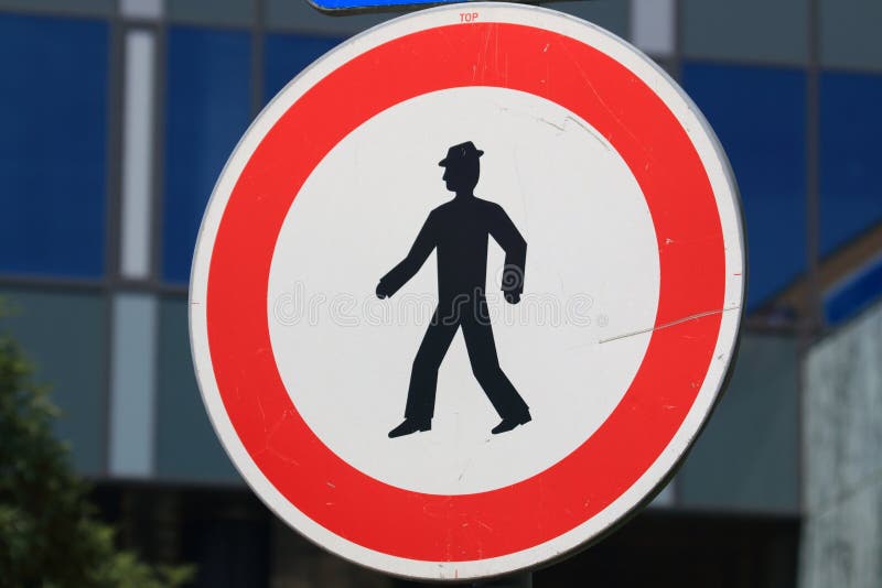 No entry stock photo. Image of people, person, street - 57808800