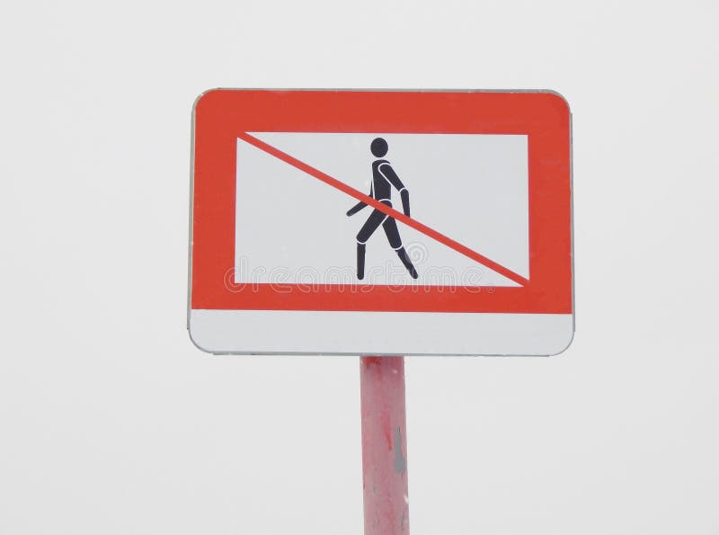 No entry sign stock image. Image of outdoor, message - 83715825