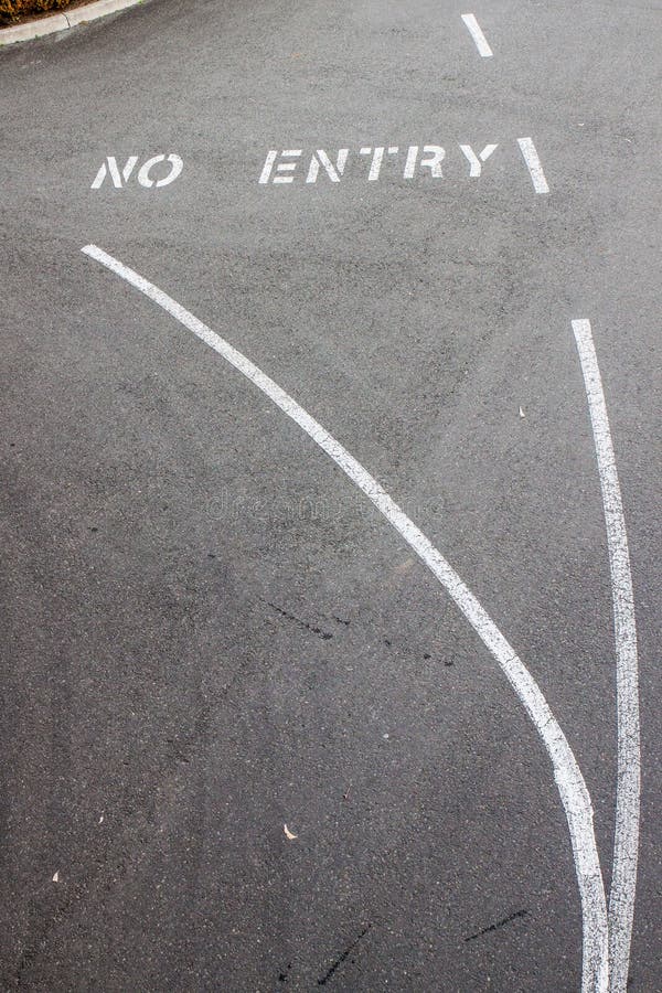 No entry stock image. Image of entry, stop, access, concrete - 35384093