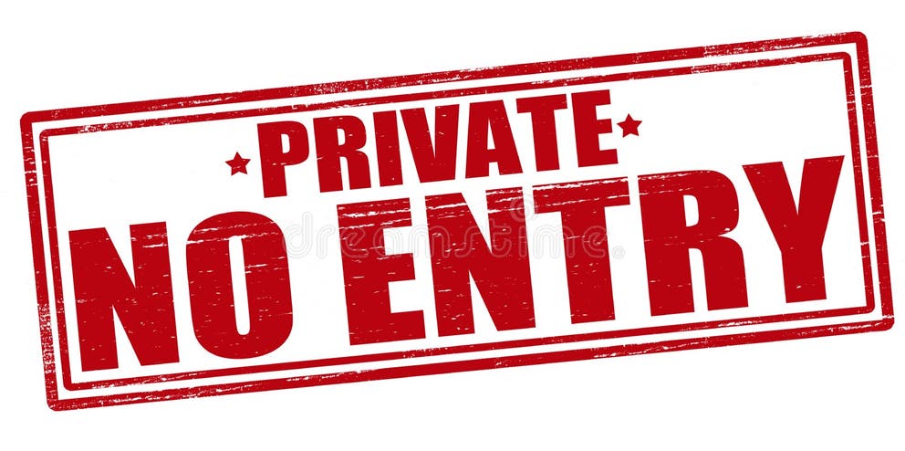 No entry stock illustration. Illustration of privy, rubber - 109934133