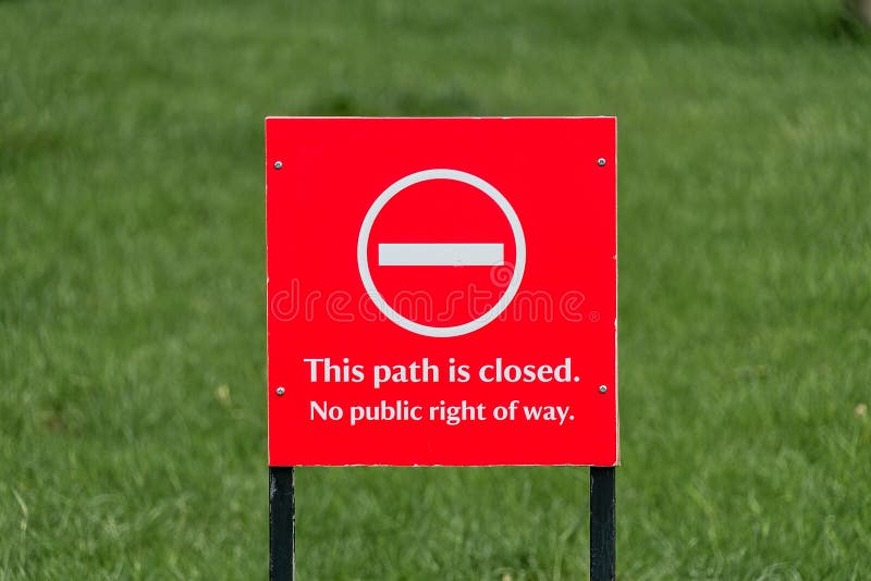 No entry warning sign stock photo. Image of nature, right - 223322240