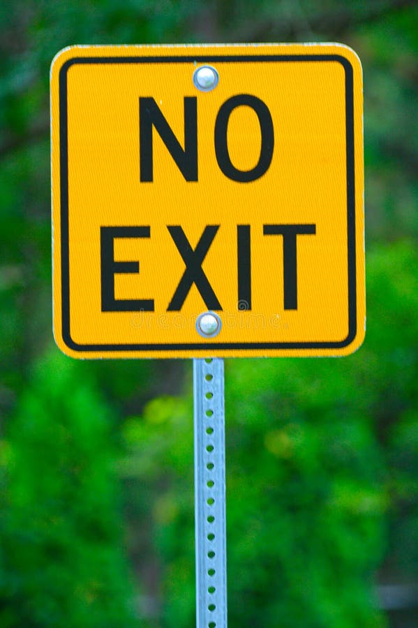 376 No Exit Road Sign Stock Photos - Free & Royalty-Free Stock Photos ...