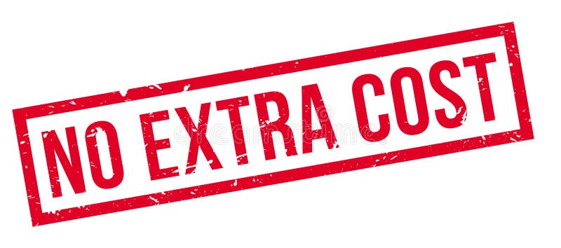 No Extra Cost rubber stamp stock vector. Illustration of grungy - 83106926