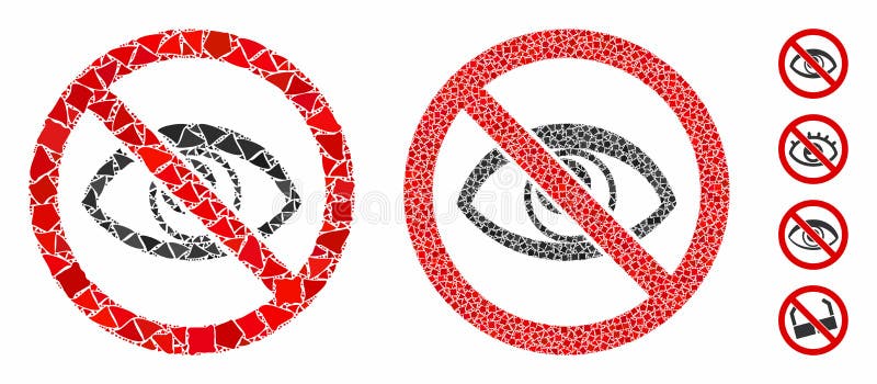 Eye Prohibited Stock Illustrations – 285 Eye Prohibited Stock ...