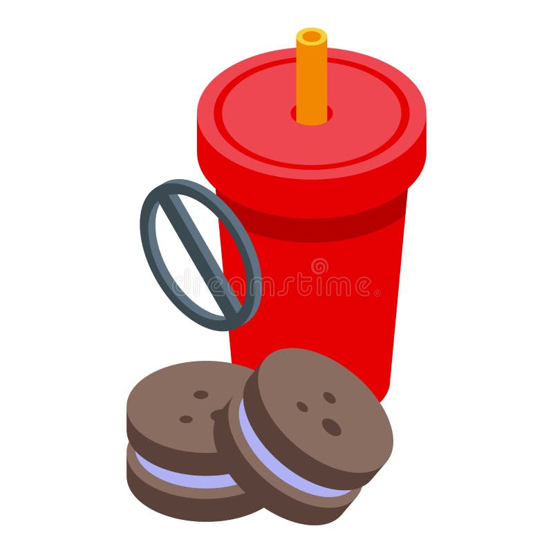 No Fast Food Icon Isometric Vector. Coping Skills Stock Vector ...