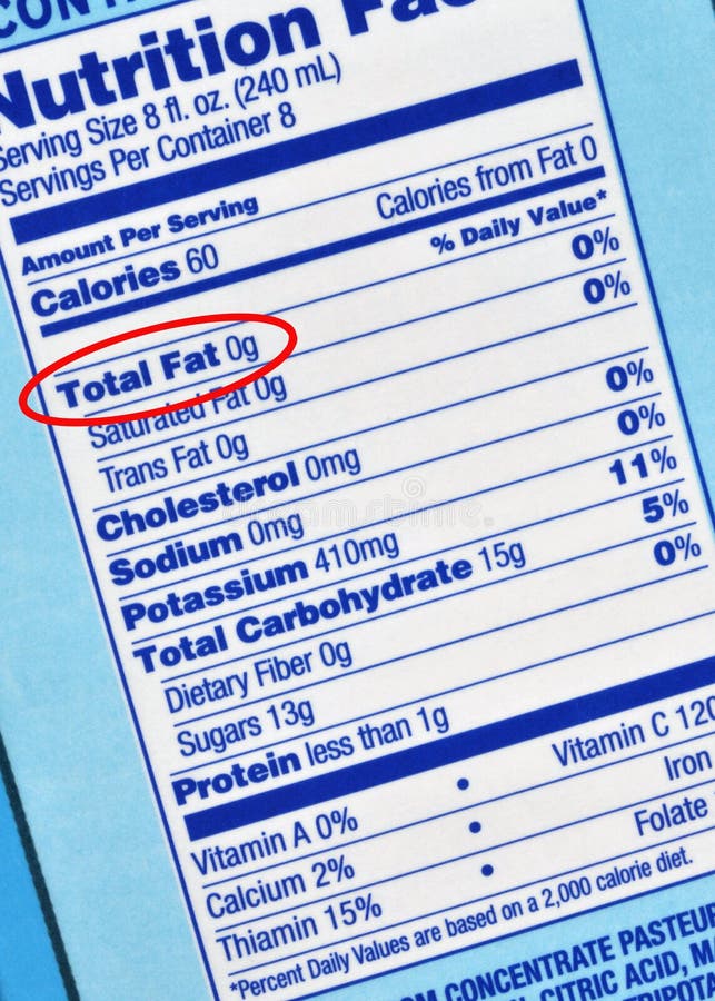 No fat stock photo. Image of iron, health, label, healthy - 8625726