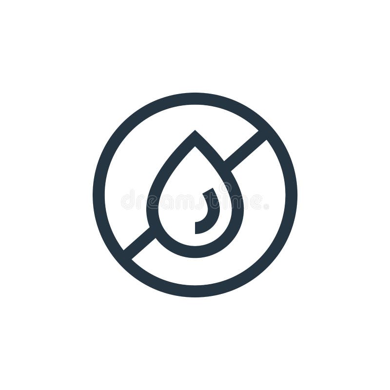 No Fat Vector Icon Isolated on White Background. Outline, Thin Line No ...