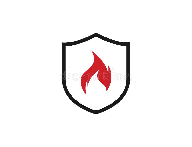 No Fire Allowed, Fireproof Icon. Vector Illustration. Stock Vector ...