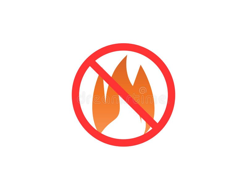 No Flammable Material Icon Stock Illustrations – 74 No Flammable ...