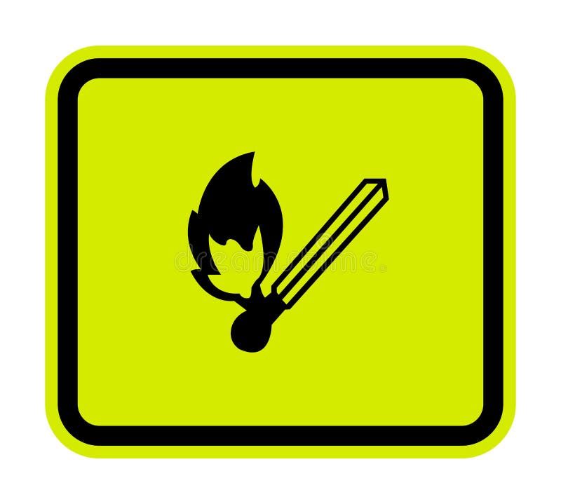 No Fire Ignition Symbol Sign Isolate on White Background,Vector ...