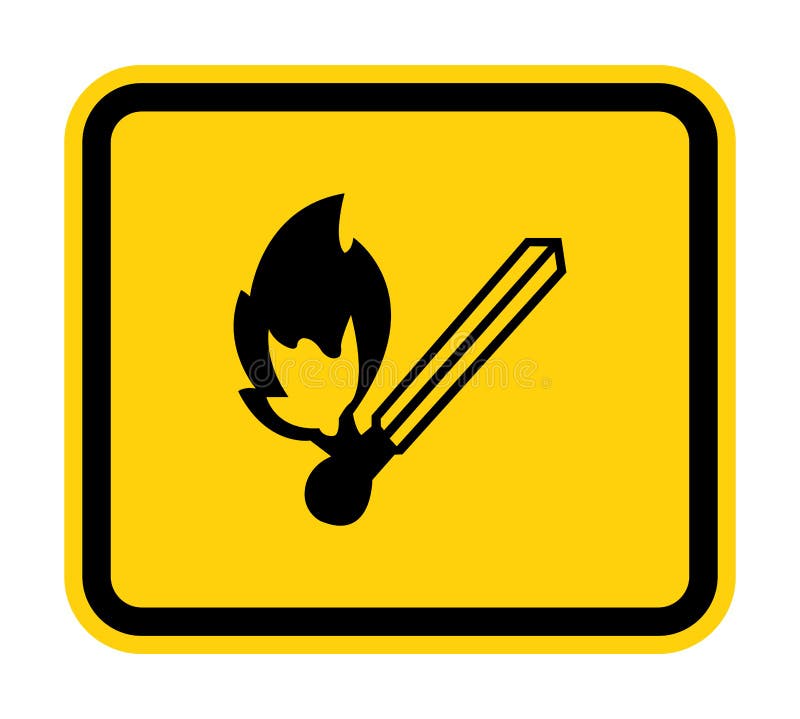 No Fire Ignition Symbol Sign, Vector Illustration, Isolate on White ...