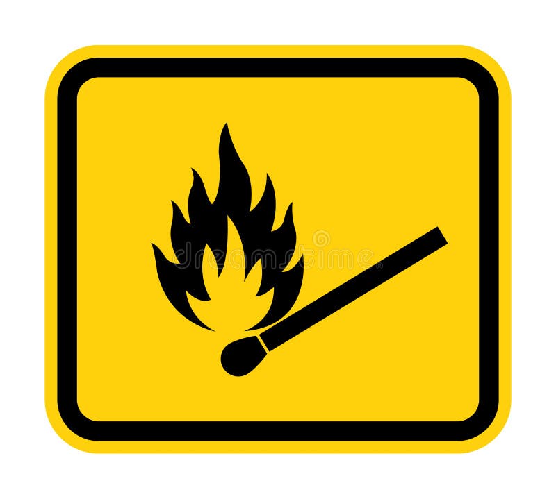 No Fire, No Matches or Open Flame Sign Stock Vector - Illustration of ...