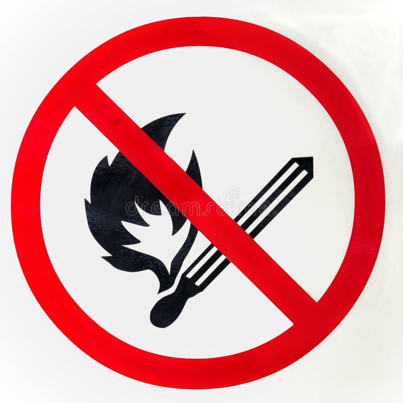 No fire sign stock image. Image of city, mark, spark - 33364277