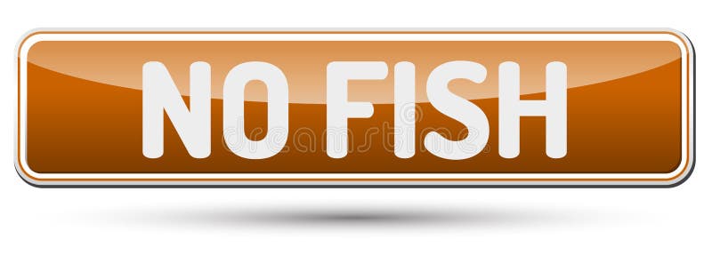No Fish - Abstract Beautiful Button with Text. Stock Vector ...