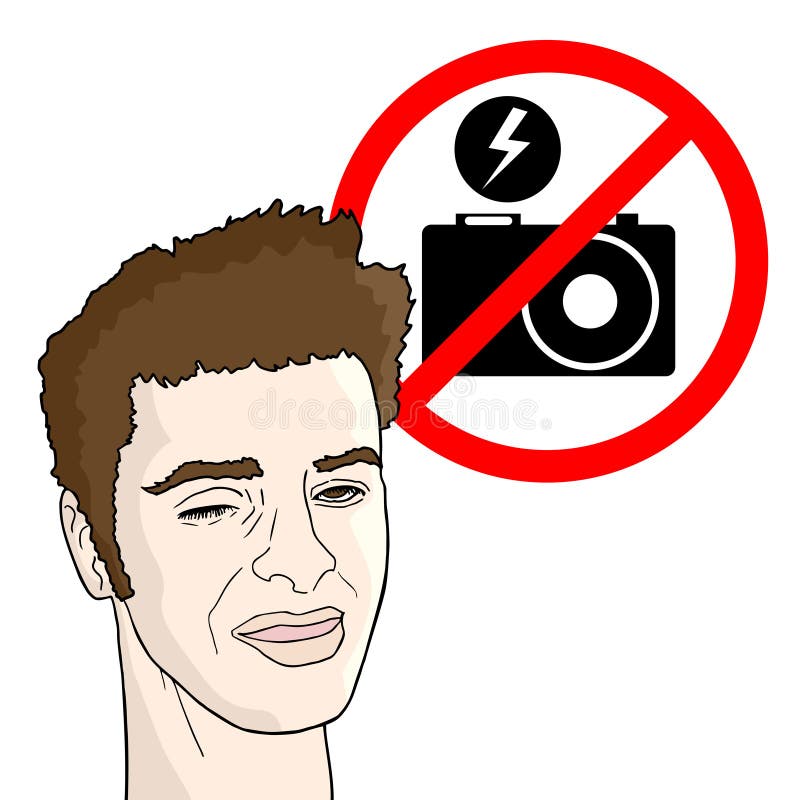 No flash stock vector. Illustration of attention, careful - 44500929