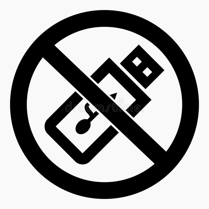 No flash drive stock vector. Illustration of flash, isolated - 260450945