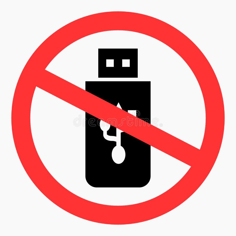 No flash drive stock vector. Illustration of backup - 260450964