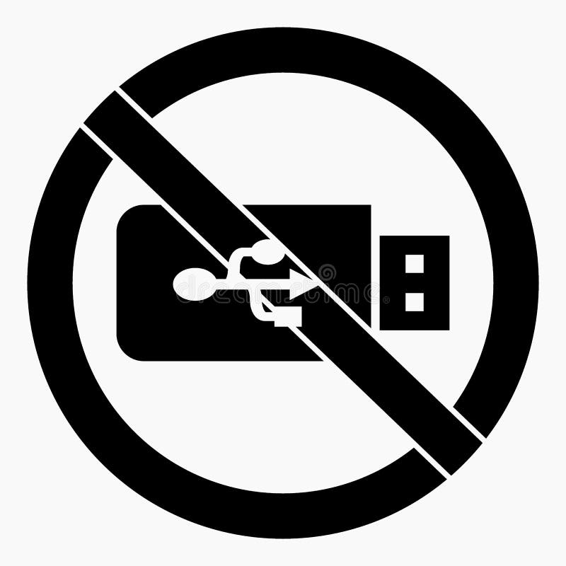 No flash drive stock vector. Illustration of backup - 260450973