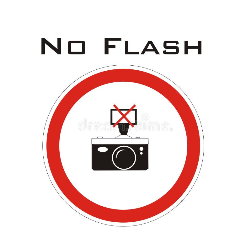 No flash photo stock vector. Illustration of white, photographer - 10433831