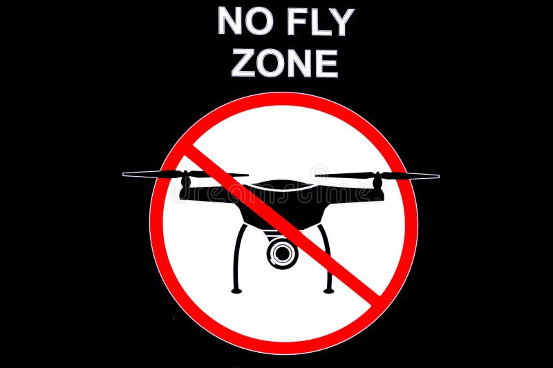 No Fly Zone Stock Illustration Illustration Of Symbol 173519692