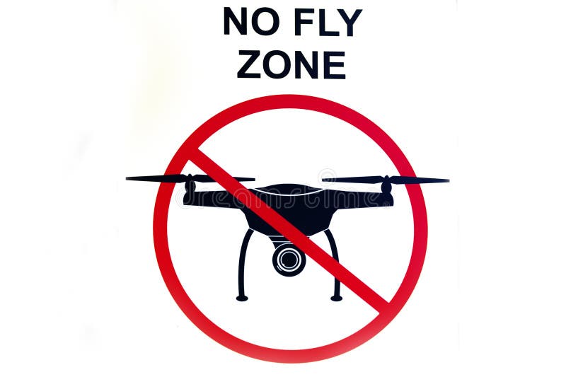 No-fly zone stock illustration. Illustration of signboard - 173519856