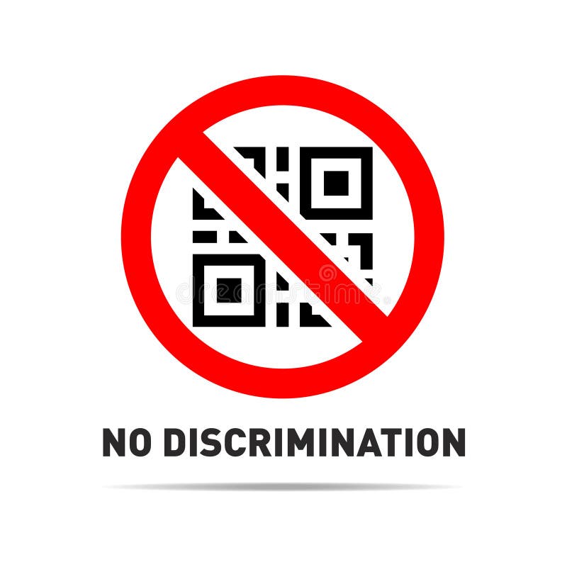 No QR code sign stock vector. Illustration of protest - 239203307
