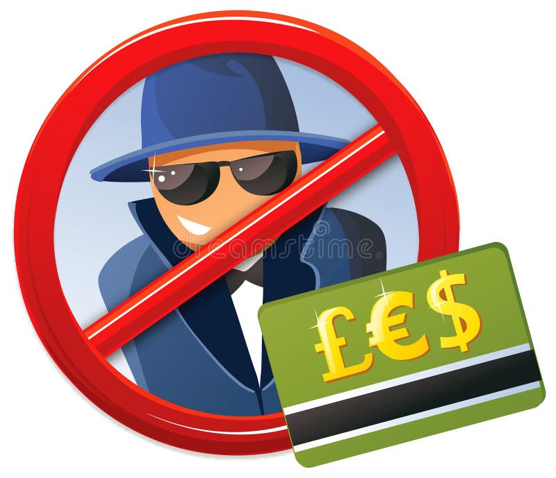 No fraud! stock vector. Illustration of escape, internet - 45593601