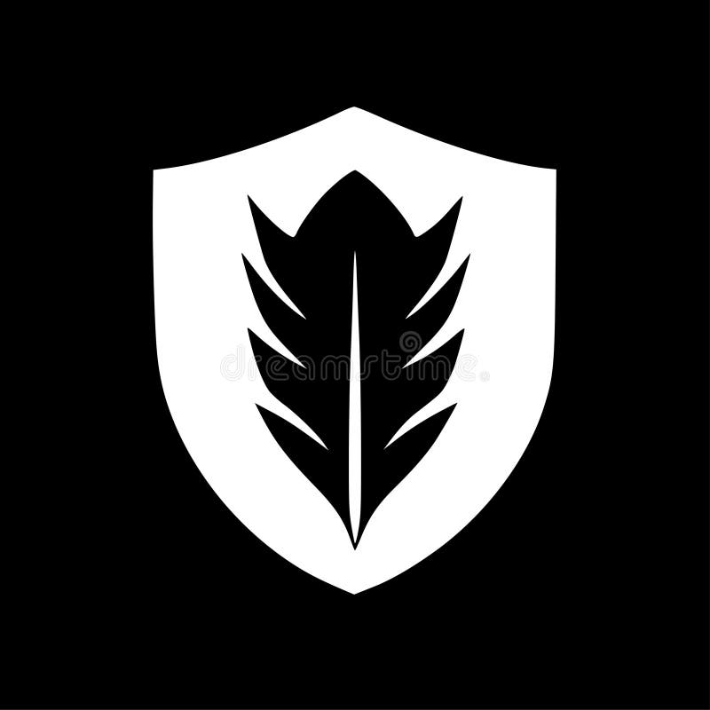 Shield - Minimalist and Simple Silhouette - Vector Illustration Stock ...
